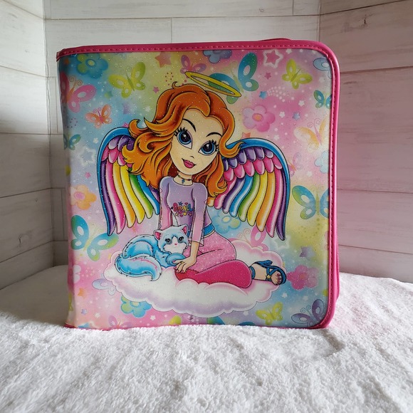 Lisa Frank | Office | Vintage Lisa Frank 3 Ring Zip Round Binder Read ...